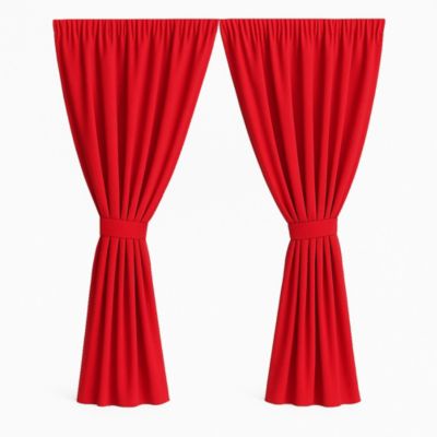 Rideaux D'extérieur 2x155x220cm Rouge, Rideau pour Pergola, Rideau ...