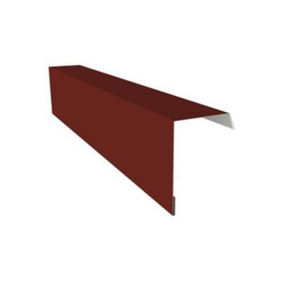 Rive 2,1 m PS40 acier rouge 8012 Bacacier | Castorama