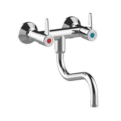 Robinet de cuisine mural PRESTO Chef Chrome