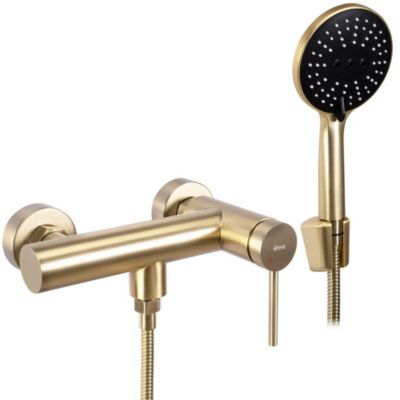 Robinet de douche REA Foss Brush Gold | Castorama