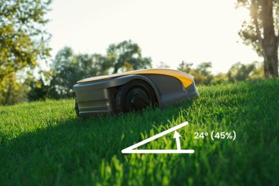 Robot tondeuse Stiga A1000 autonome sans fil 25,2V 1400m²