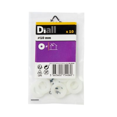 Rondelles en nylon ø 10mm - 10 pièces