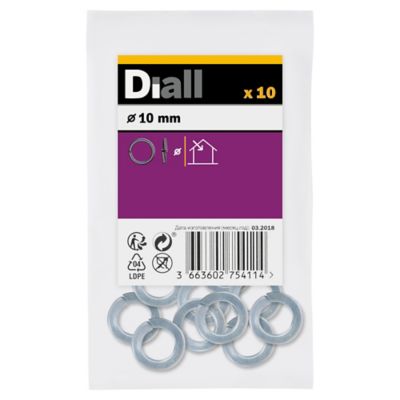 Rondelles ressorts en acier au carbone ø 10mm - 10 pièces