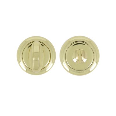 Rosace de poignée de porte rond à visser barbara Chrisligne poli verni ...