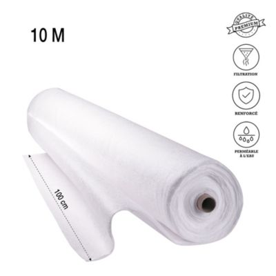 Rouleau géotextile 10 mètres 150g/m2 Unité