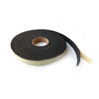 Ruban d'isolation acoustique auto-adhésif noir L.12 x l. 0.3m Ep. 0,5 cm