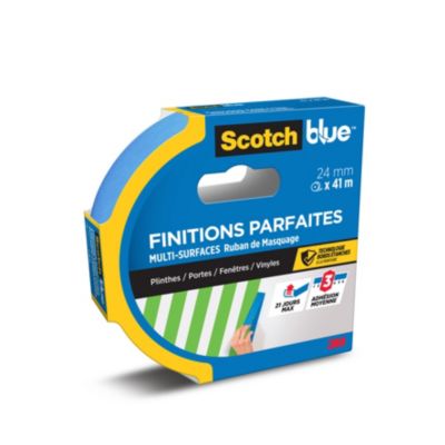 Ruban de Masquage premium Finitions Parfaites ScotchBlue™ 2093 Bleu 24 ...