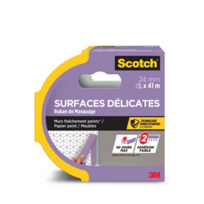 Ruban de Masquage premium pour Surfaces Délicates Scotch® 2080 Violet ...