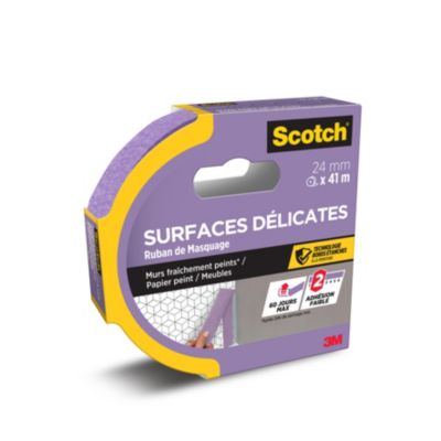 Ruban de Masquage premium pour Surfaces Délicates Scotch® 2080 Violet ...