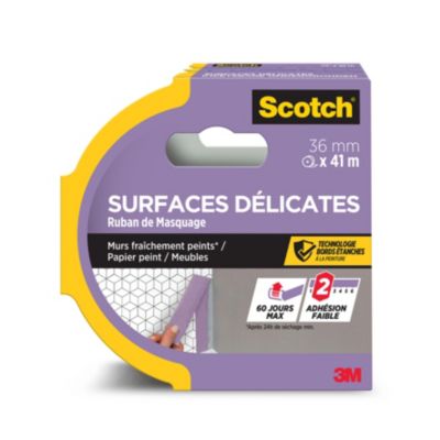 Ruban de Masquage premium pour Surfaces Délicates Scotch® 2080 Violet ...