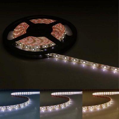 Ruban LED 12V 5M 2835 IP44 60LED/m - Blanc Chaud 2300K - 3500K - SILAMP ...