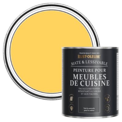 Rust-Oleum Peinture Jaune pour Meubles de Cuisine, Mat - Gelée de ...