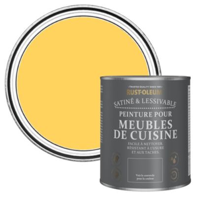 Rust-Oleum Peinture Jaune pour Meubles de Cuisine, Satin - Gelée de ...