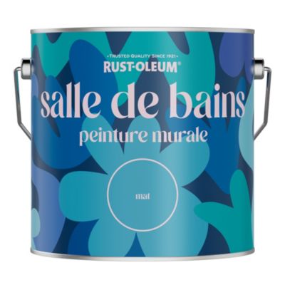 Rust-Oleum Peinture Rouge Résistante à l'eau pour Murs de Salle de ...