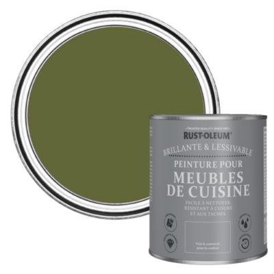 Rust-Oleum Peinture Verte pour Meubles de Cuisine, Brillant - Jasper 750ml