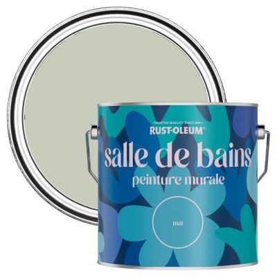 Rust-Oleum Peinture Verte Résistante à l'eau pour Murs de Salle de ...