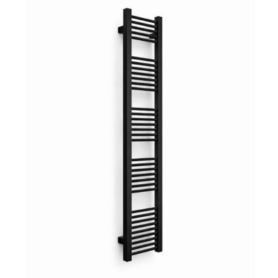 Sèche-serviette eau chaude noir de 1460mm de haut et 230mm de large ...