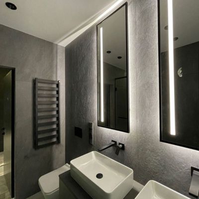 Sèche-serviette électrique programmable noir - HxL : 670x500 mm - 300 ...
