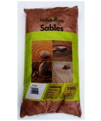 Sable rose pour aménagement intérieur ou extérieur Natur'déco 25kg