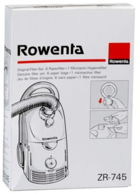 Sacs aspirateur ZR745 par 6 filtre pour Aspirateur Rowenta