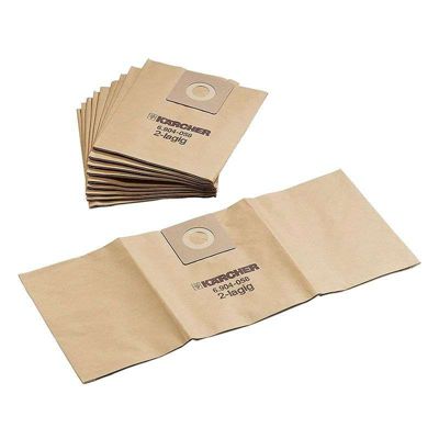 Sacs filtrants papier Karcher 69042590 - lot de 5, classe M, 2 couches ...