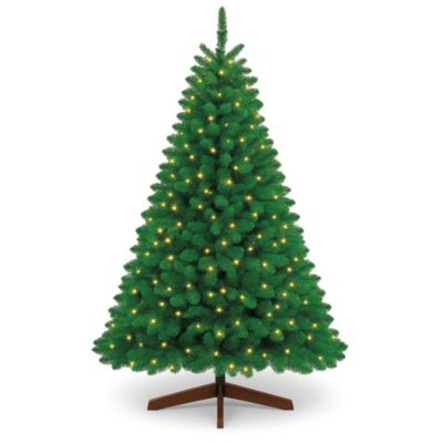 Sapin artificiel Frankystar Cupid 114 x 210 cm avec LED 3000 K 1200 pointes