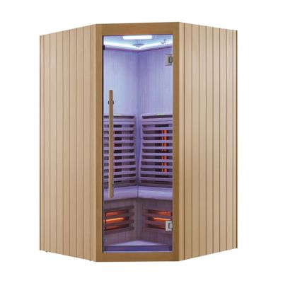 Sauna Infrarouge Boreal Signature 130C d'Angle à Spectre Complet ...