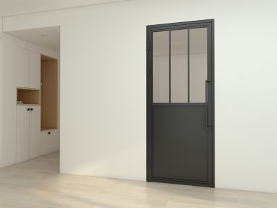 Schulte Porte vitrée intérieure - 83x204 cm - Porte pivotante avec ...