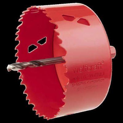 scie à guichet Wolfcraft 5493000 100 mm tige hexagonale 6 mm BiM HSS