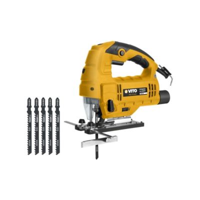 Scie sauteuse Laser LED 750W + 5 Lames BOIS 9 vitesses Guidage 45 ...