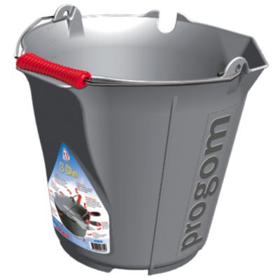 Seau de mélange avec bec verseur 13L Ocai gris