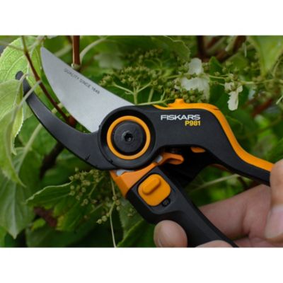 Sécateur lame franche P981 acier inoxydable Fiskars