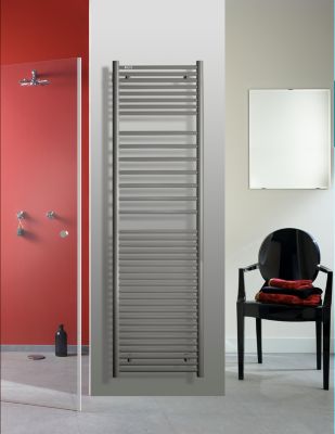 Sèche serviette eau chaude Acova Angora gris 795W | Castorama