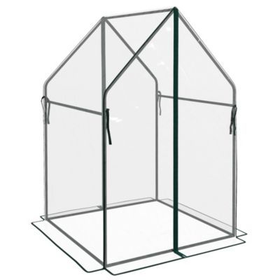 Serre de jardin balcon terrasse serre pour tomates 0,9L x 0,9l x 1,45H ...