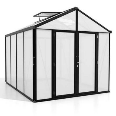 Serre de jardin en polycarbonate 10 ou 16 mm - Zeus Confort, Long 3.16 ...