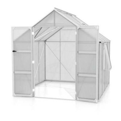 Serre de jardin en polycarbonate 4 ou 6 mm - Olymp, Long 4.49 m ...