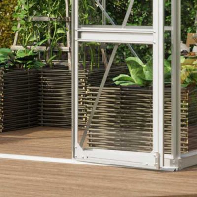 Serre de jardin en polycarbonate 4 ou 6 mm - Olymp, Long 4.49 m ...