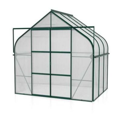 Serre de jardin en polycarbonate 4mm avec structure aluminium - Diana ...