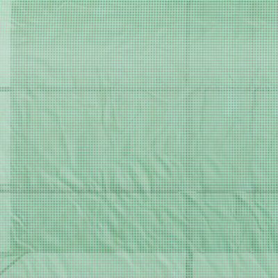 Serre tunnel 300x150x213 cm en plastique vert avec étagères et fenêtre