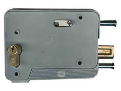 Serrure complète plate réversible Bricard portes de garage | Castorama