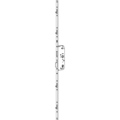 Serrure à larder SECURY 50/70 4 galets têtière de 18mm carré 7mm L ...