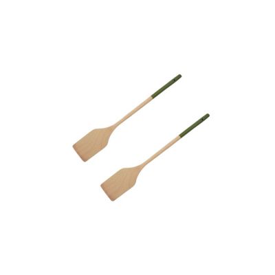 Set de 2 ustensiles de cuisine spatule en bois et spatule Fackelmann ...