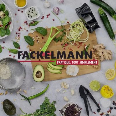 Set de 2 ustensiles de cuisine spatule en bois et spatule Fackelmann ...