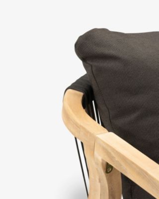 Set de repas jardin 4 places table extensible en bois 140-200x86 ...