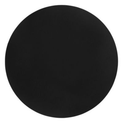 Set de table rond uni (38x38 cm - Noir)
