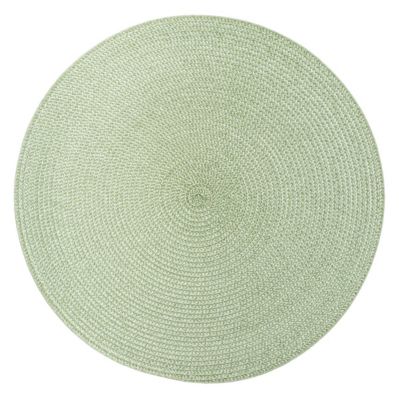 Set de table tresse rond olive
