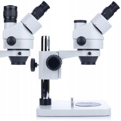 Set Microscope Stéréoscopique Trinoculaire Mercury Pro - Zoom 7x-45x ...