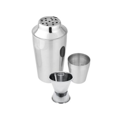 Set Shaker à cocktails en inox 400 ml et Doseur à alcool 2 cl et 4 cl ...