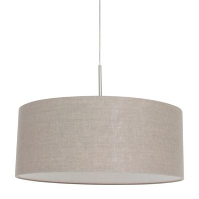 Sienna Sparkled Light Plafonnier Suspension Cylindrique Acier Brossé ...