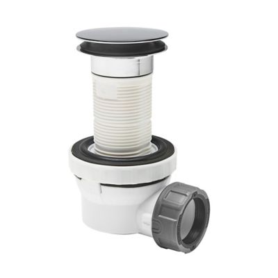 Siphon 32mm XS Pure 100mm et bonde quick-clac Wirquin | Castorama